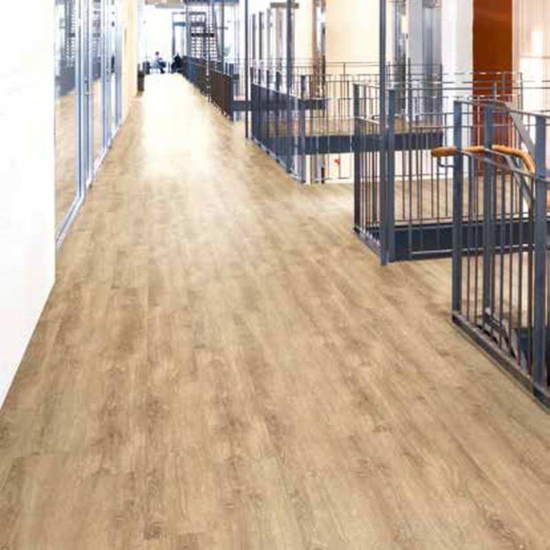 Cavalio 9003 Light Winter Oak Dryback PVC vloer - 2.5/0.55 x 184 x 1219mm